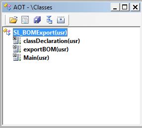 Vimal Axapta Create Export Excel BOM Report Template From X In AX 2012