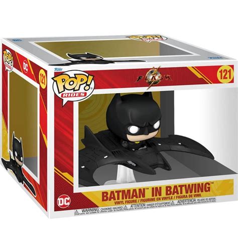 Funko Pop The Flash 2023 Batman In Batwing Pop Rides Vinyl Figure Hobbies And Toys