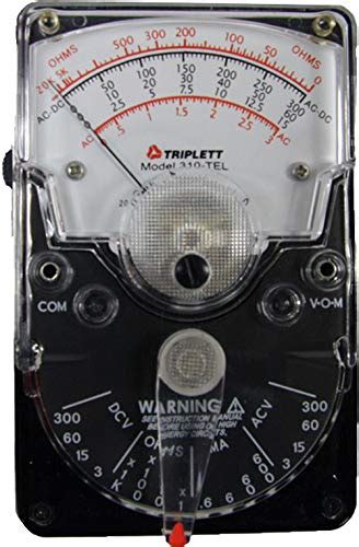 Buy Triplett Model 310 Tel Hand Sized Analog Multimeter For Telco Ac