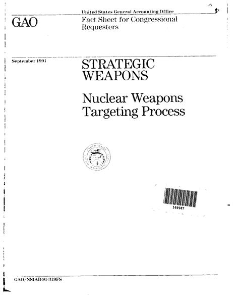 Nuclear Weapons Targeting Process Schemes And Mind Maps Accounting
