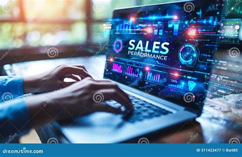 Sales Performance Linear Icons Set Quotas Metrics Conversions