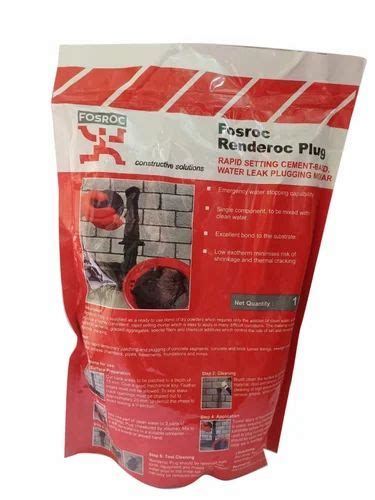 Waterproofing Coating Fosroc Renderoc Plug Packaging Size 20kg Powder At Best Price In Thane