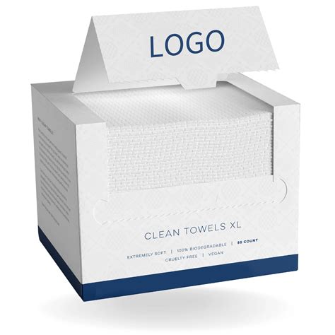 Wholesale Custom 1 Pack 50 Ultra Soft Biobased Face Towel Disposable