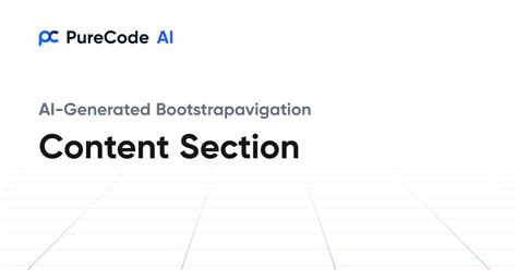Build Great Bootstrapavigation Content Section Components Faster Using