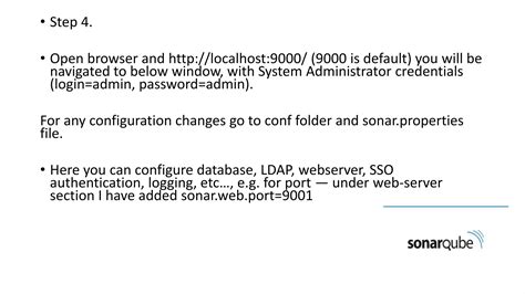 Sonar Qube PPTX Operating Systems Computer Software And Applications