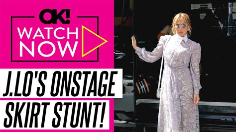 Jennifer Lopezs Skirt Falling Off Onstage Was A Stunt To Get People Talking About Something