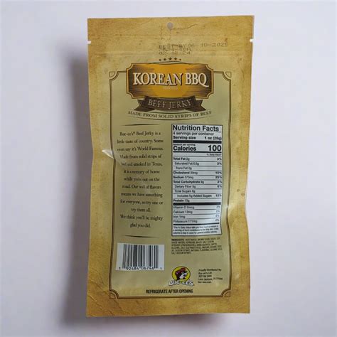 Authentic Buc Ees Korean Bbq Beef Jerky Available Here Texas Snax