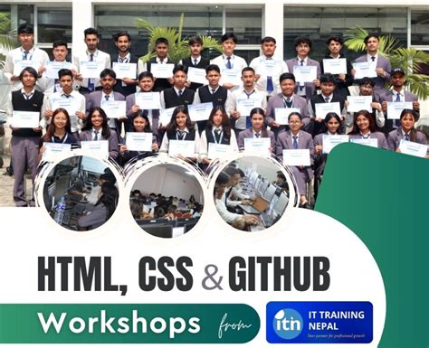 Htmlcss And Github Workshops Shubhashree College Of Management