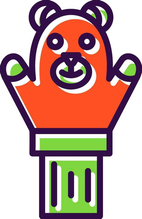 Hand Puppet Vector Icon Design 25369554 Vector Art At Vecteezy