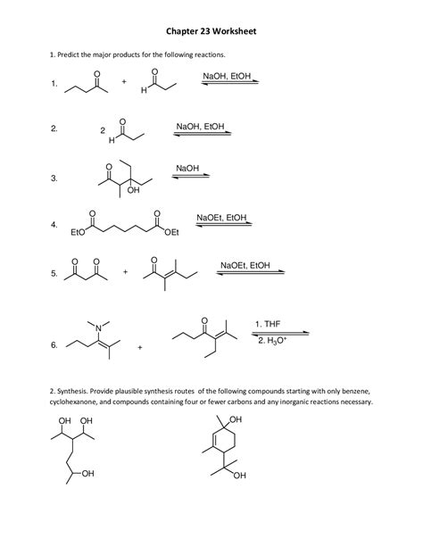 Cyclohexanone Resonance Structures