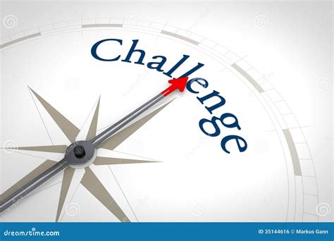 Compass Challenge Stock Illustration Illustration Of Conceptual 35144616