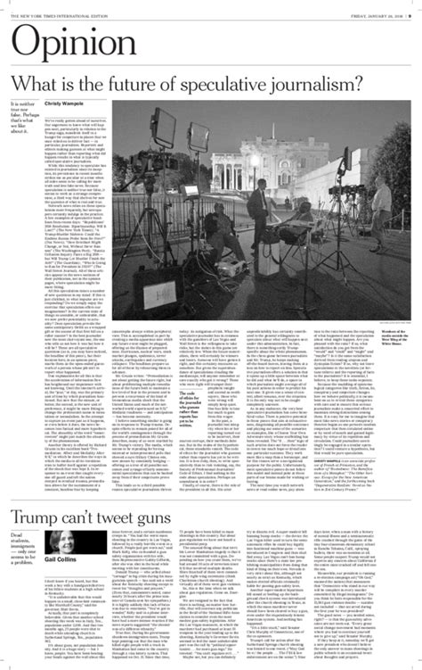 Pdf What Is The Future Of Speculative Journalism