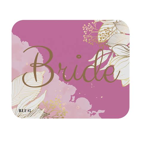 Bride Mouse Pad Rectangle Bling For Brides