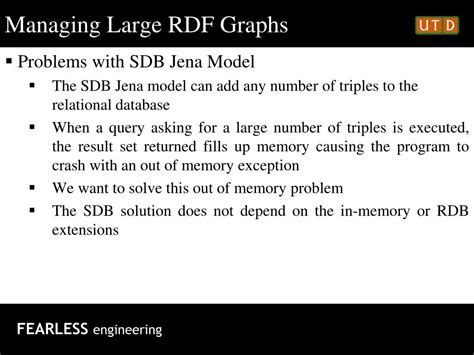 Ppt Managing Large Rdf Graphs Infinite Graph Vaibhav Khadilkar Department Of Computer