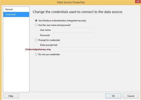 Create Embedded Data Source In Ssrs