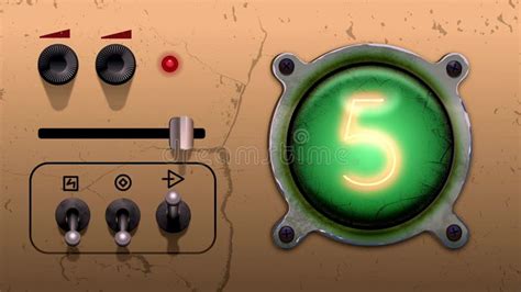 An Old Countdown Timer Device Counting From Ten To One Stock Video Video Of Colored Motion