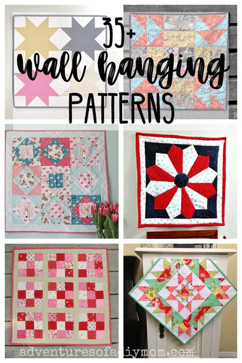 35 Wall Hanging Quilt Patterns — Adventures Of A Diy Mom