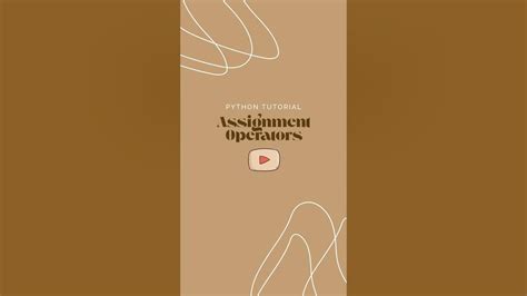 Assignment Operators In Python 🐍 Pythonforbeginners Pythonprogramming Assignmentoperators