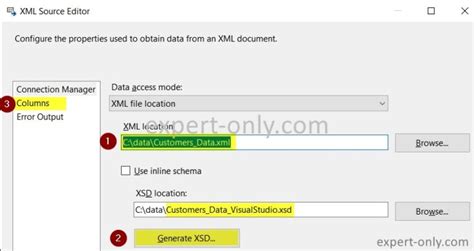 Import An Xml File Into A Sql Table With Ssis Integration Services