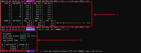Description Of Messages In The XMRig Miner Console