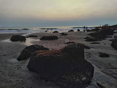 Rock Beach Near Kunkeshwar Temple In Sindhudurga District In