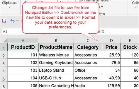 how to convert text file to excel automatically 5 simple ways excel