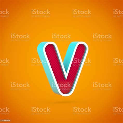 빨간색 문자 V 핫 오렌지 배경에 고립 된 탄소 섬유 짜임새와 소문자 0명에 대한 스톡 사진 및 기타 이미지 0명 3차원 형태 광물질 Istock