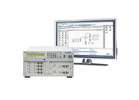 E5260a Iv Analyzer 8 Slot Precision Measurement Mainframe E5260a And Analyzer