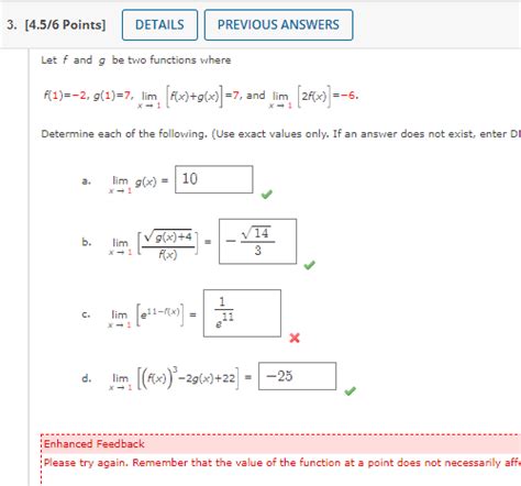 Solved Let F And G Be Two Functions Where Chegg Com