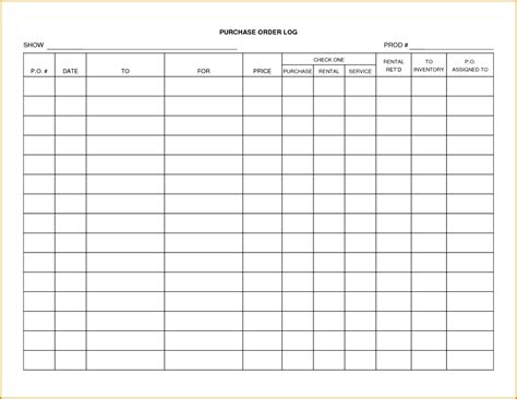 5 Free Excel Purchase Order Template Fabtemplatez