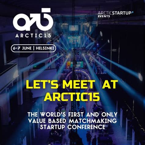 Terkko Health Hub On Linkedin Arctic15 Networking Startupconference