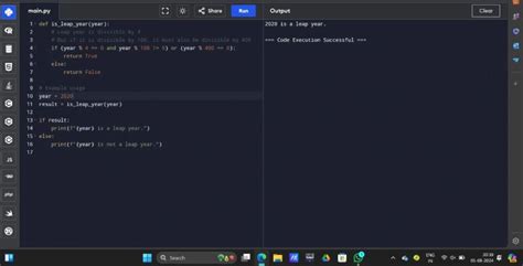 Sowmya Kalavakuri On Linkedin Codesprint100 Acmkare Leapyear Comparison Gratestnumber
