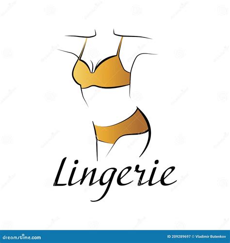 Vector Logo Of A Lingerie Store Sex Shop Stock Vector Illustration