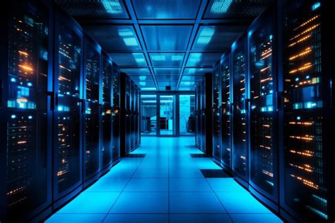 Premium Photo Data Server Of Technology Company