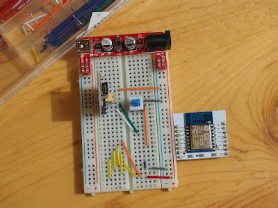 Arduino Er Fit ESP 12 Breakout Board On Breadboard