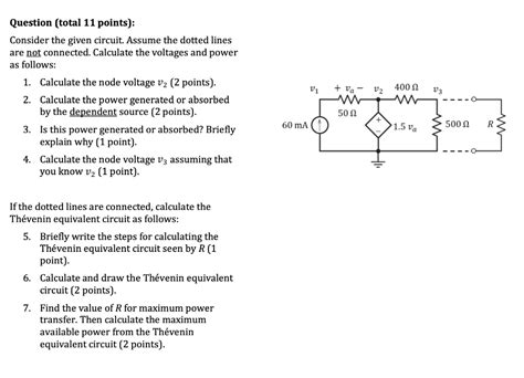 solved question total 11 points consider the given