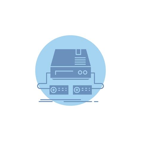 Console Game Gaming Pad Drive Glyph Icon 12854724 Vector Art At