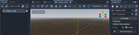 creating nodes with script r godot