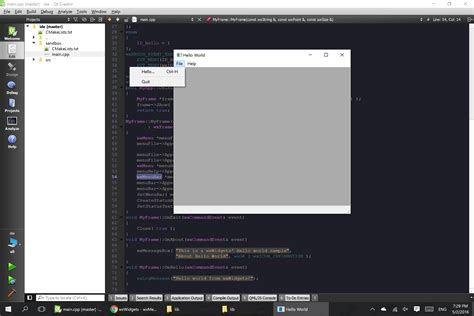 C Wxwidgets Wxmenubars Dropdown Menu Alignment Is Wrong Stack