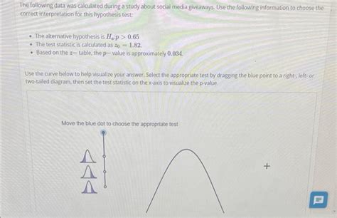 Solved The Following Data Was Calculated During A Study Chegg