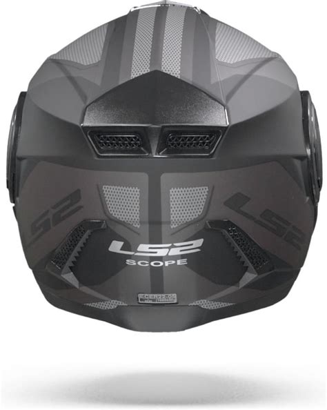 LS2 FF902 Scope Axis Zwart Titanium Systeemhelm - Maat XL | bol.com