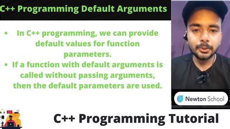 C Programming Default Arguments Youtube