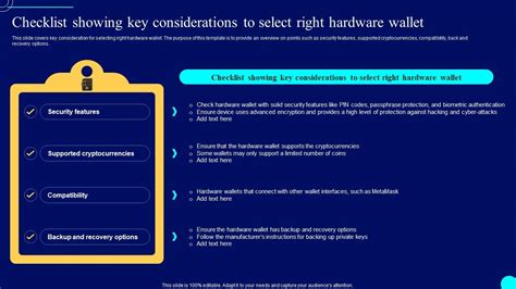 checklist considerations to select comprehensive guide to blockchain