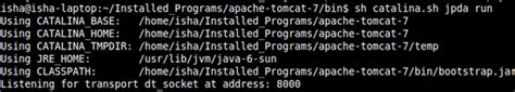 Ishas Writings Remote Debugging Apache Ode With Apache Tomcat Server