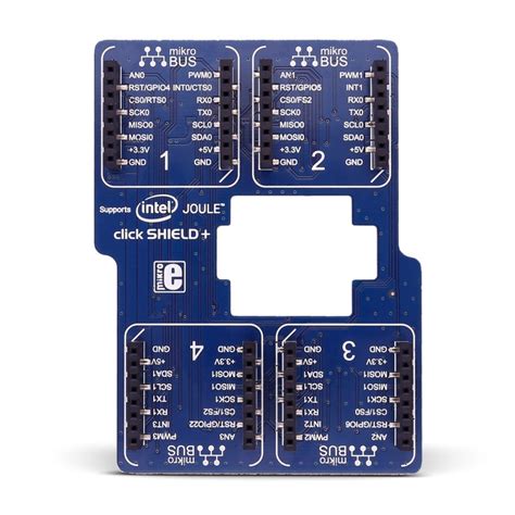 Intel Joule Click Shield Mikroelektronika