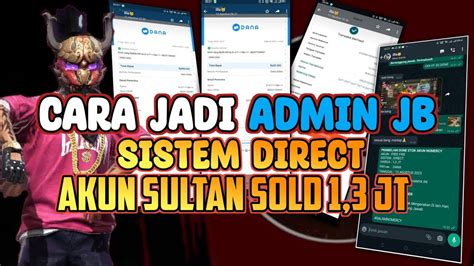 CARA SISTEM DIRECT CARA JADI ADMIN SISTEM DIRECT ADMIN JB YouTube