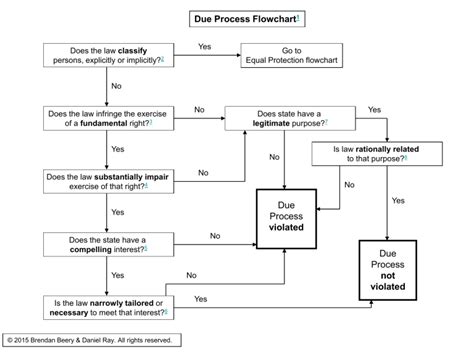 due process flowchart legal analysis guide