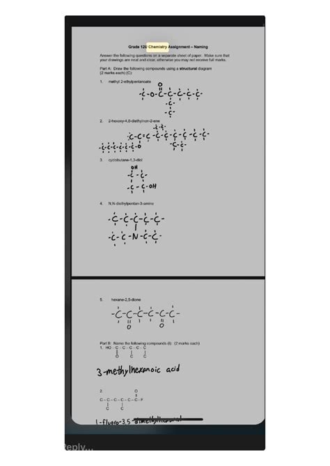 atomic structure assignment grade 12u chemistry assignment naming
