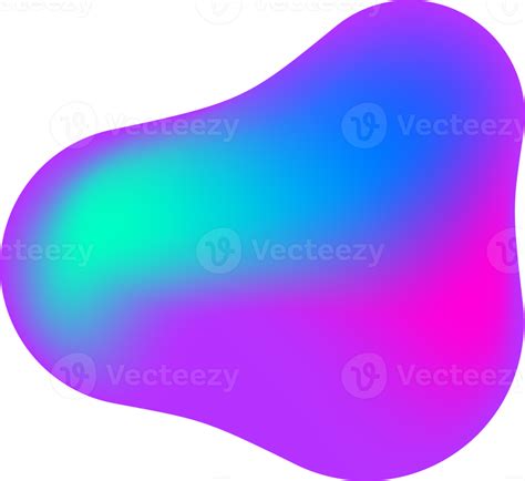 gradient blob shape abstract organic random form liquid fluid