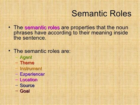 Semantics